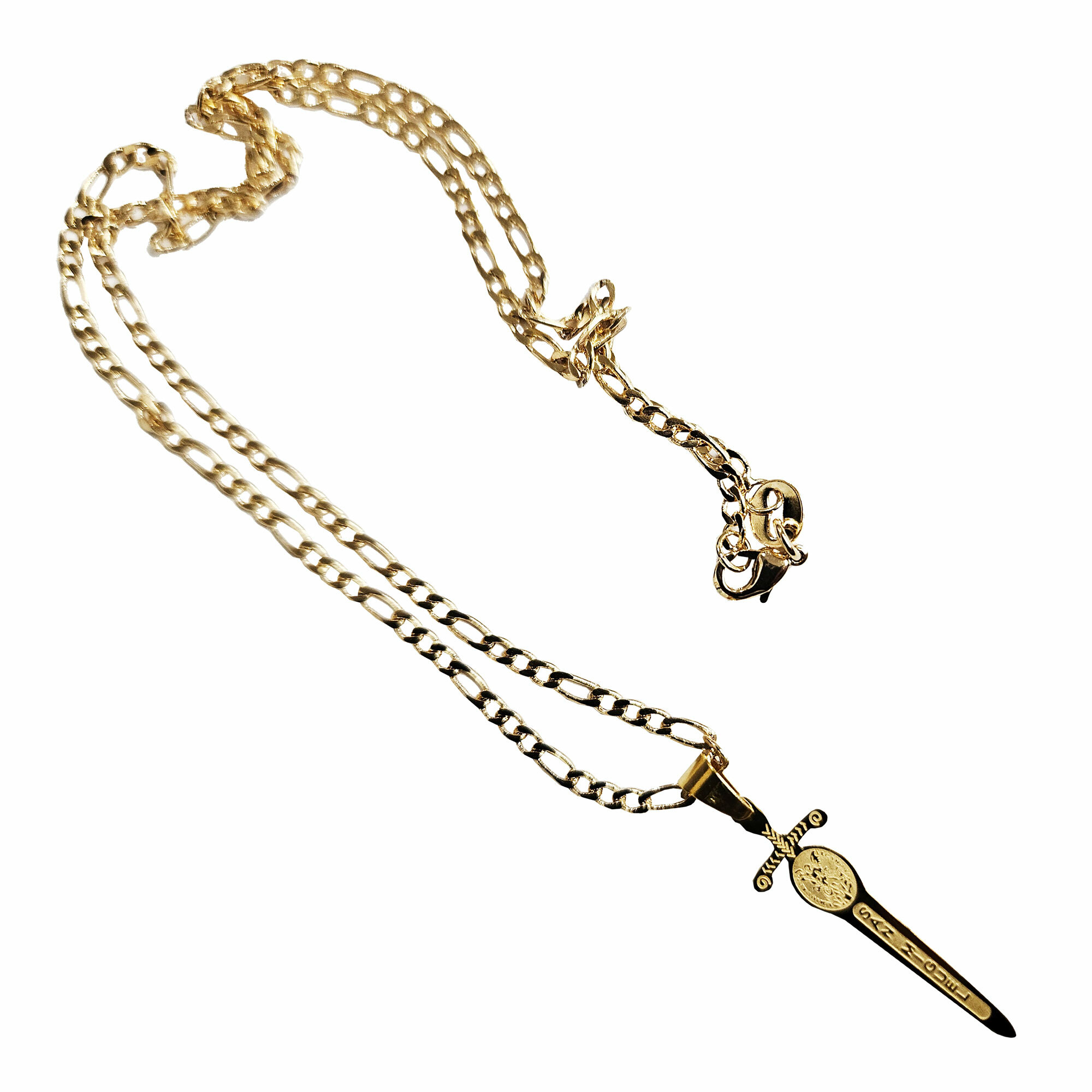 Saint Michael (San Miguel) Sword & Seal Necklace