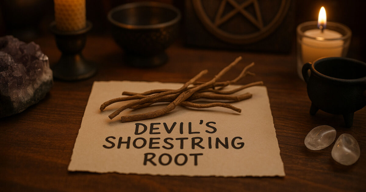 How To Use Devil's Shoestring Root For Protection and Control