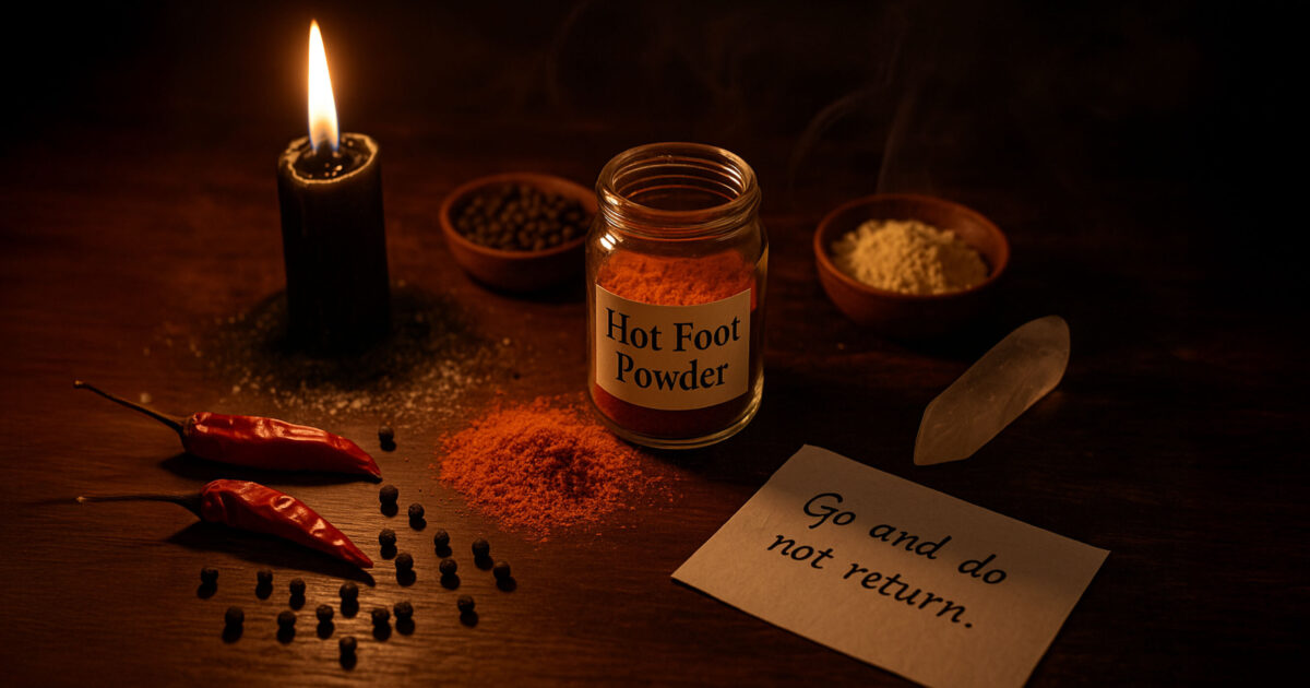 Hot Foot Powder: A Hoodoo Tool for Banishing and Protection