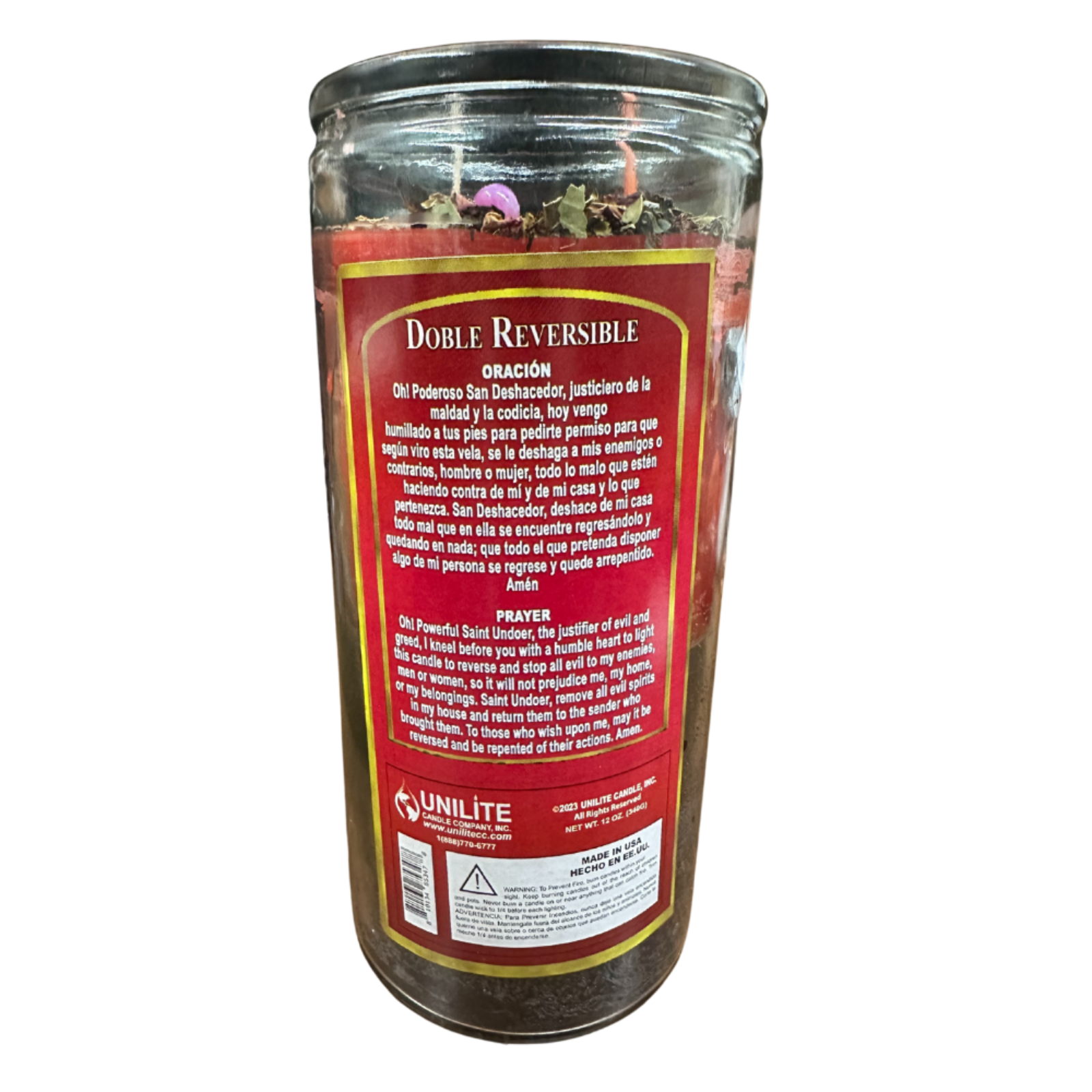 Double Reversible 14 Day Prepared Candle