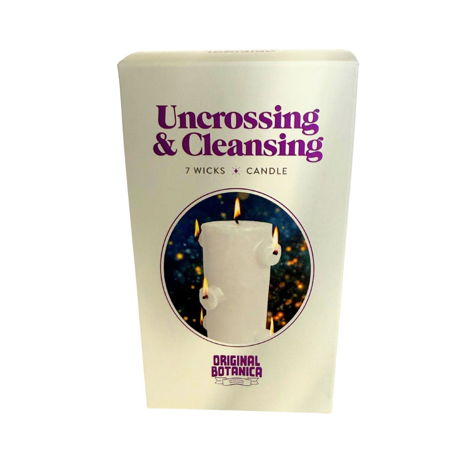 Uncrossing & Cleansing 7 Wicks Candle | White
