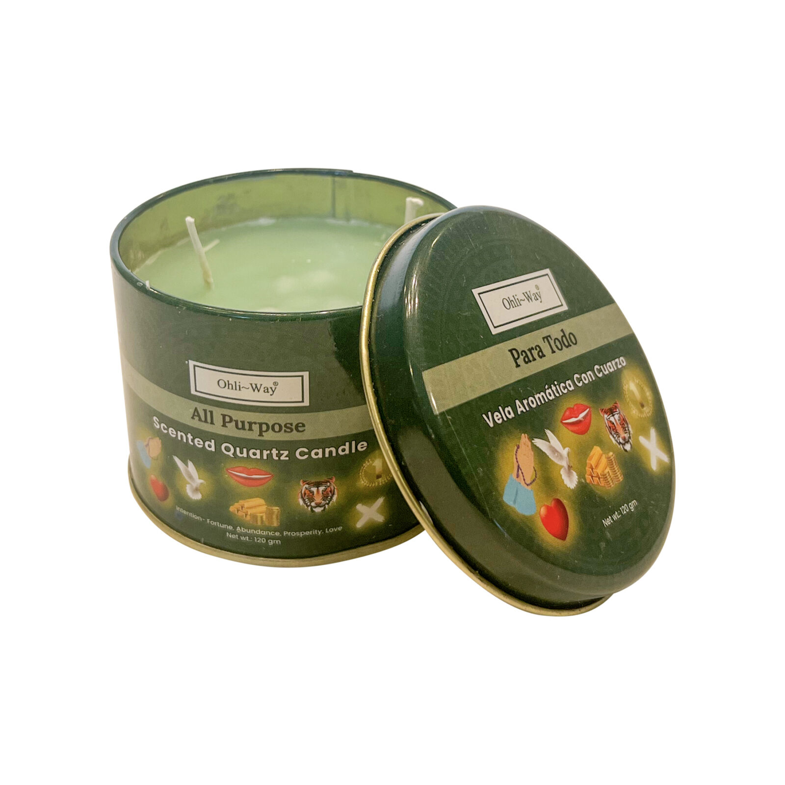 All Purpose (Para Todo) Scented Quartz Tin Candle