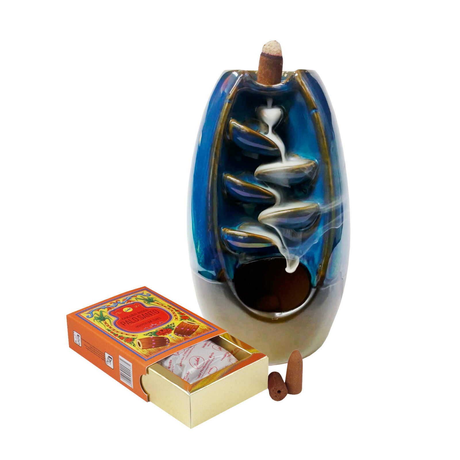 Backflow Incense Burner Ritual Bundle