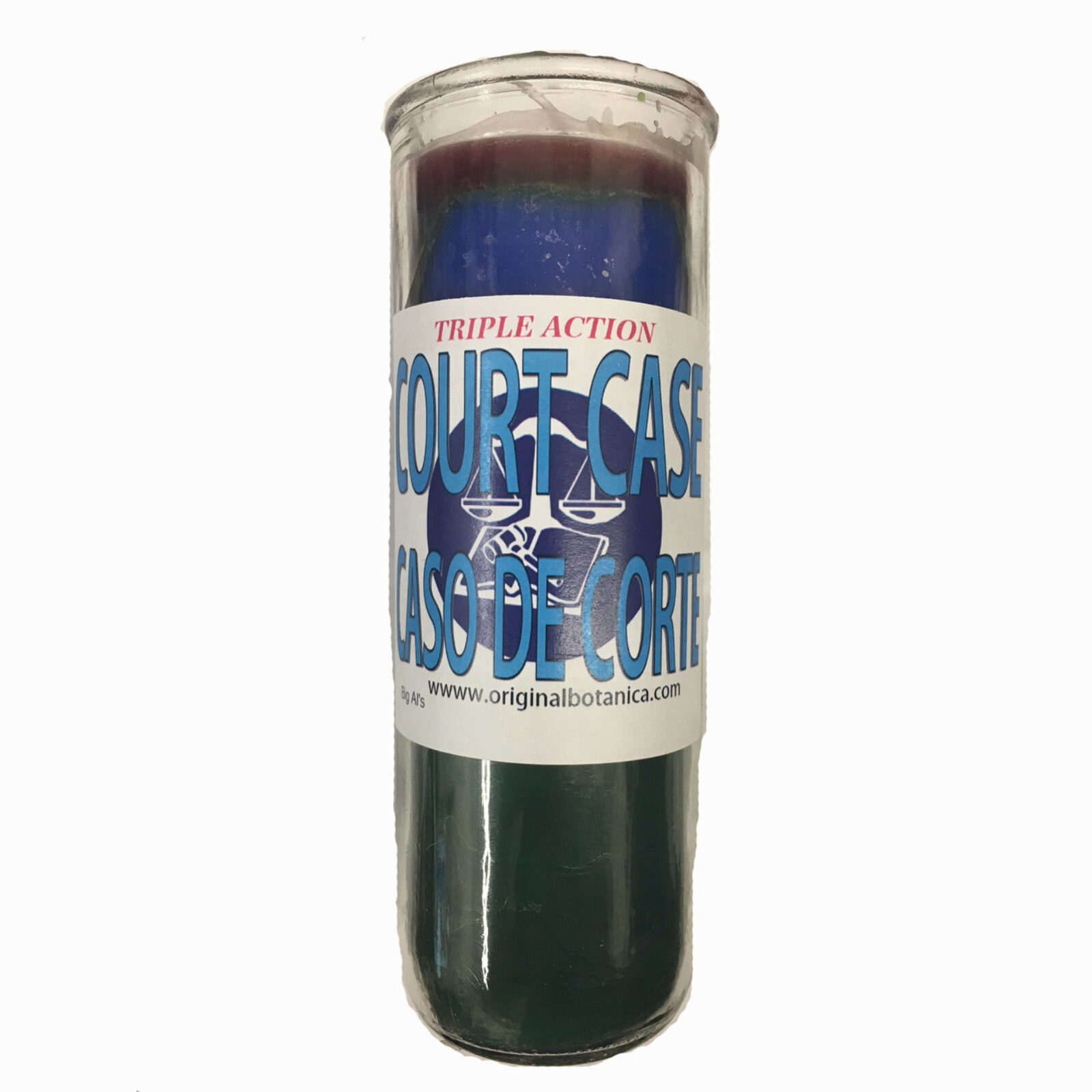 Court Case Custom Big Al Candle