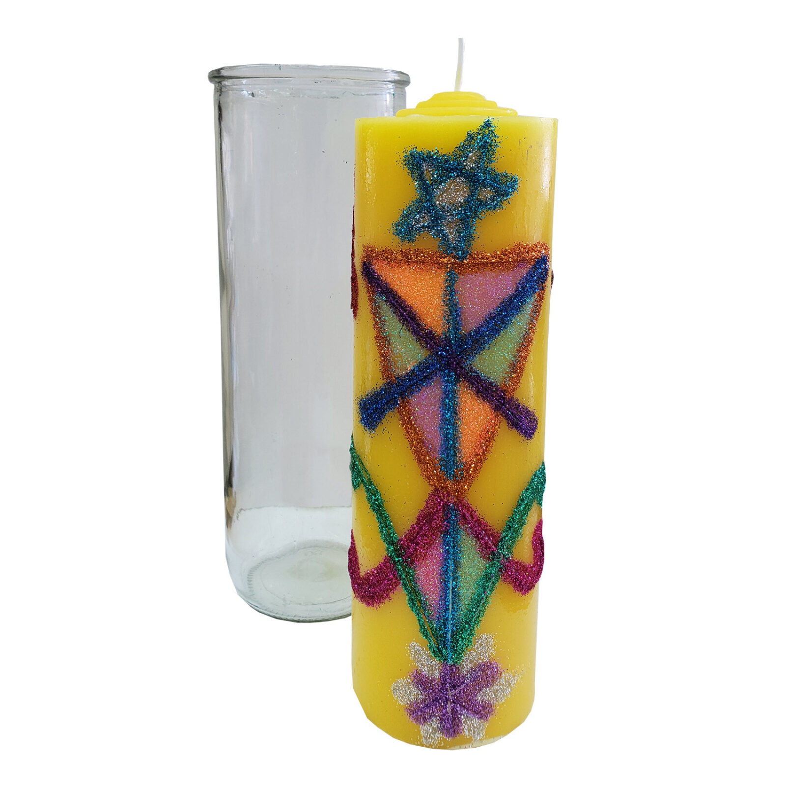 Birthday Blessings Hand Carved Candle