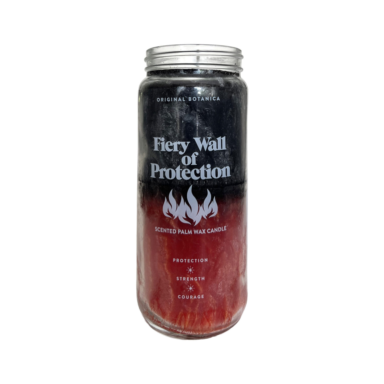 Fiery Wall of Protection Intention Candle