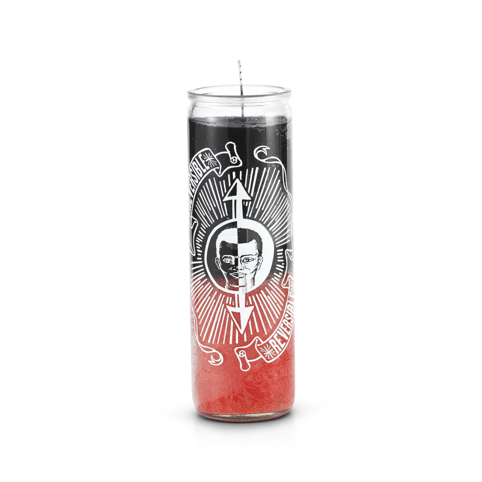 Reversible (Reversing) Black/Red Candle