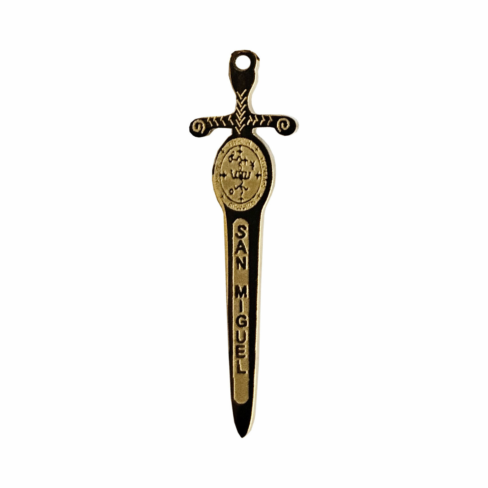 Saint Michael (San Miguel) Sword & Seal Necklace