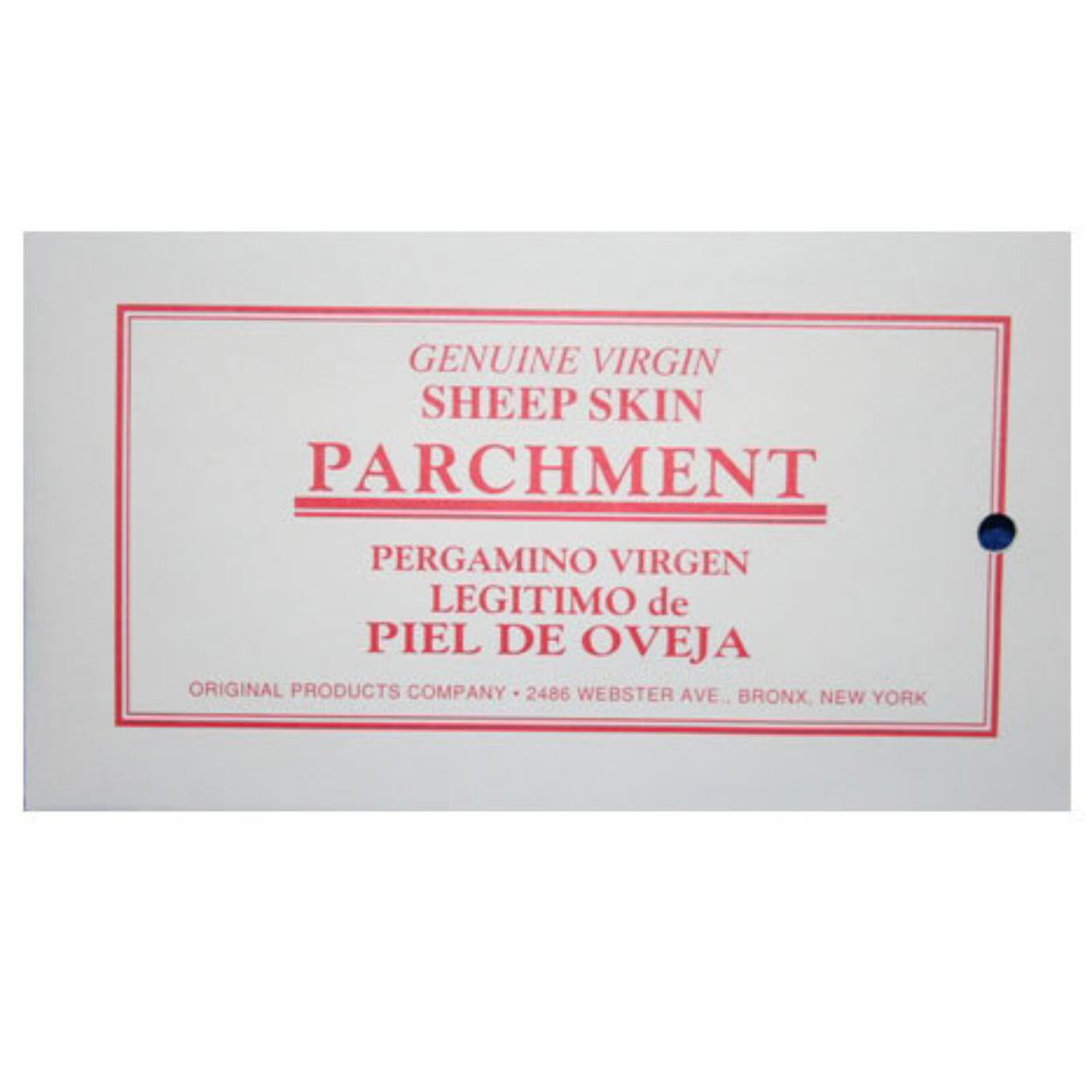 Virgin Sheepskin Parchment Paper | Papel Pergamino