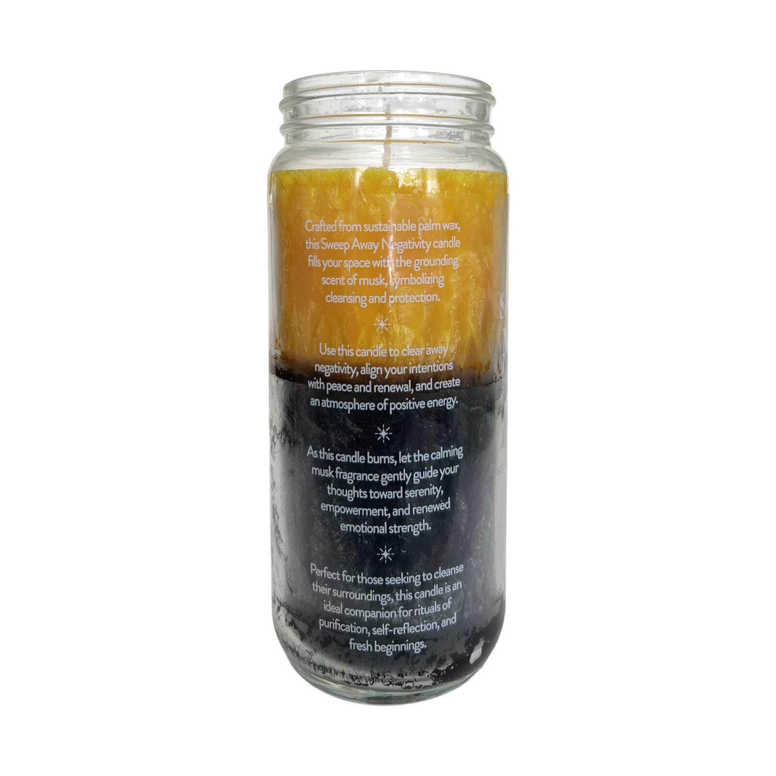 Sweep Away Negativity Candle | Cleansing Ritual
